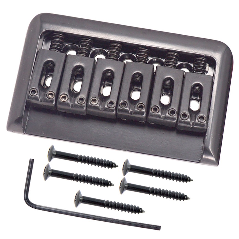 Hard Tail String Through Body Bridge 6 String Fixed Bridge for Electric ...