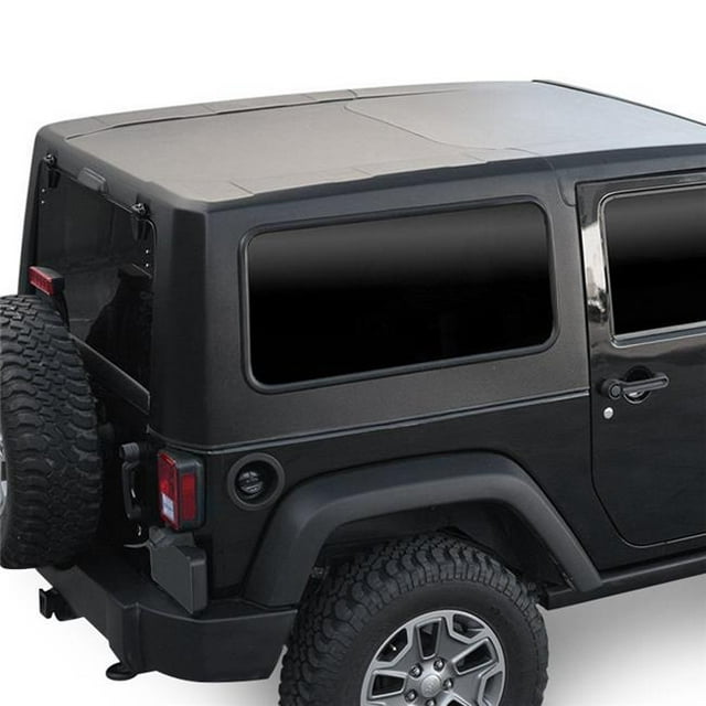 Hard Top Square Back for 2007-2018 Jeep Wrangler JK 2 Door - 2 Piece ...