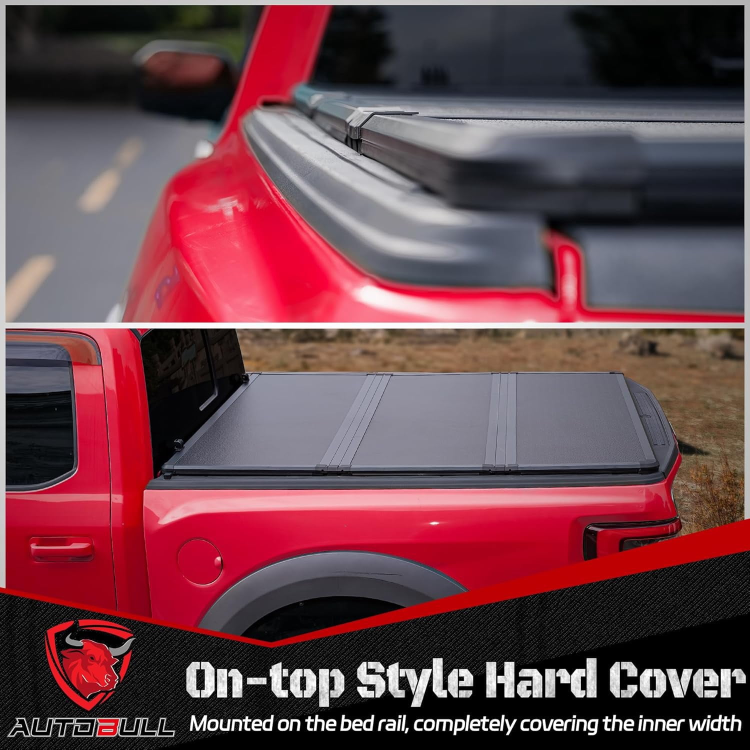 Hard Top Tri-Fold Tonneau Cover for 1994-2025 1500 2500 3500 8ft Bed ...