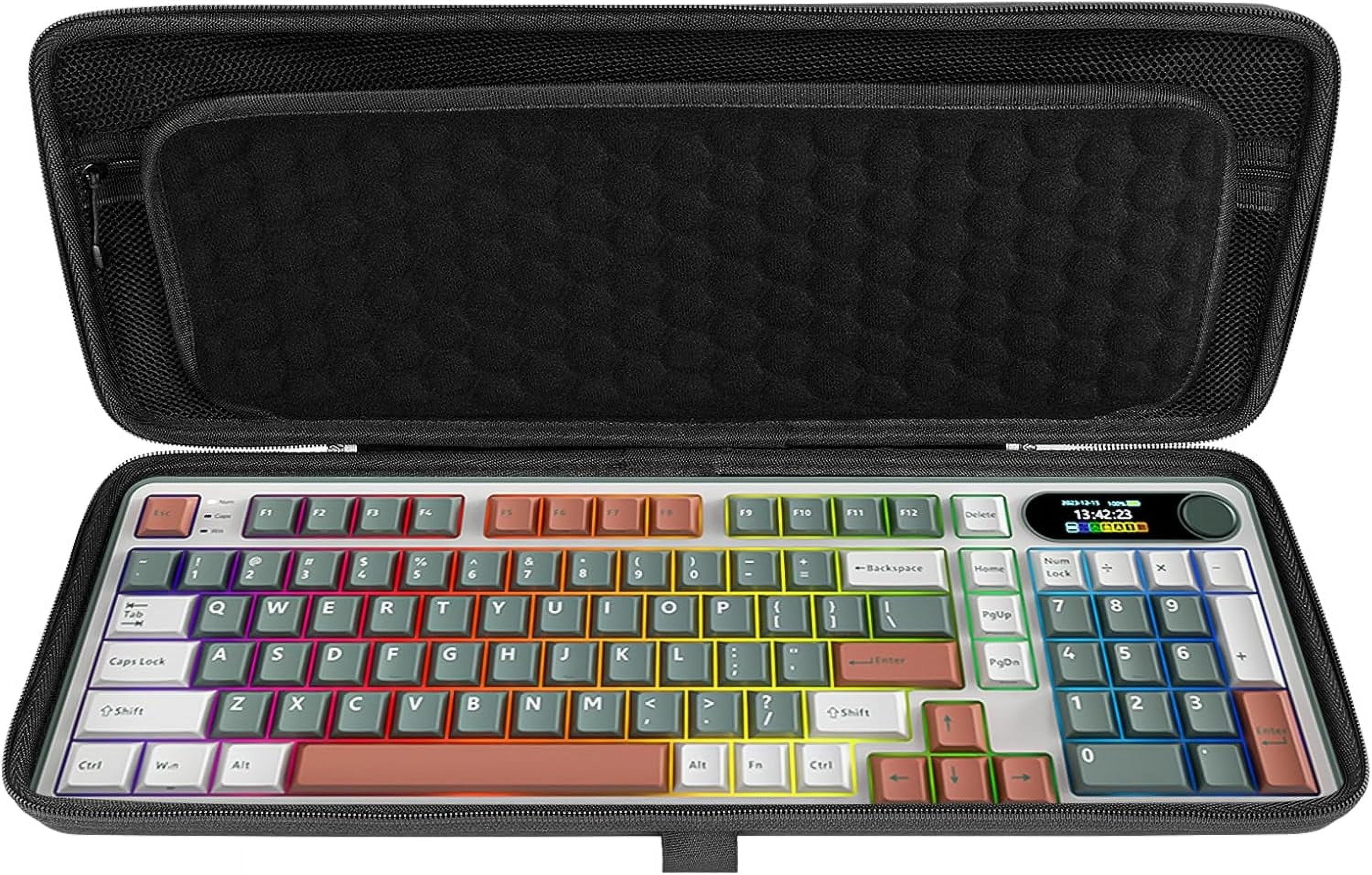 Hard Travel Case for Compact 90%-96% Keyboard, Computer 100 Key ...