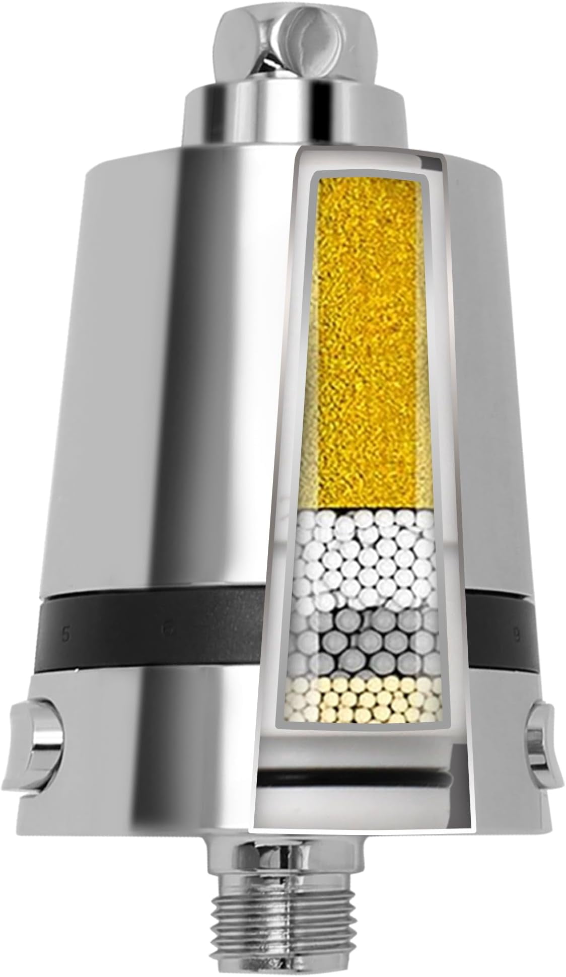 Hard Water Shower Filter - Removes Chlorine, Heavy Metals & Scale - KDF ...