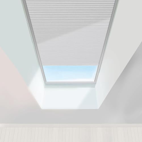 Hard-Wired Motorized Skylight Roof Window Cellular Honeycomb Half ...