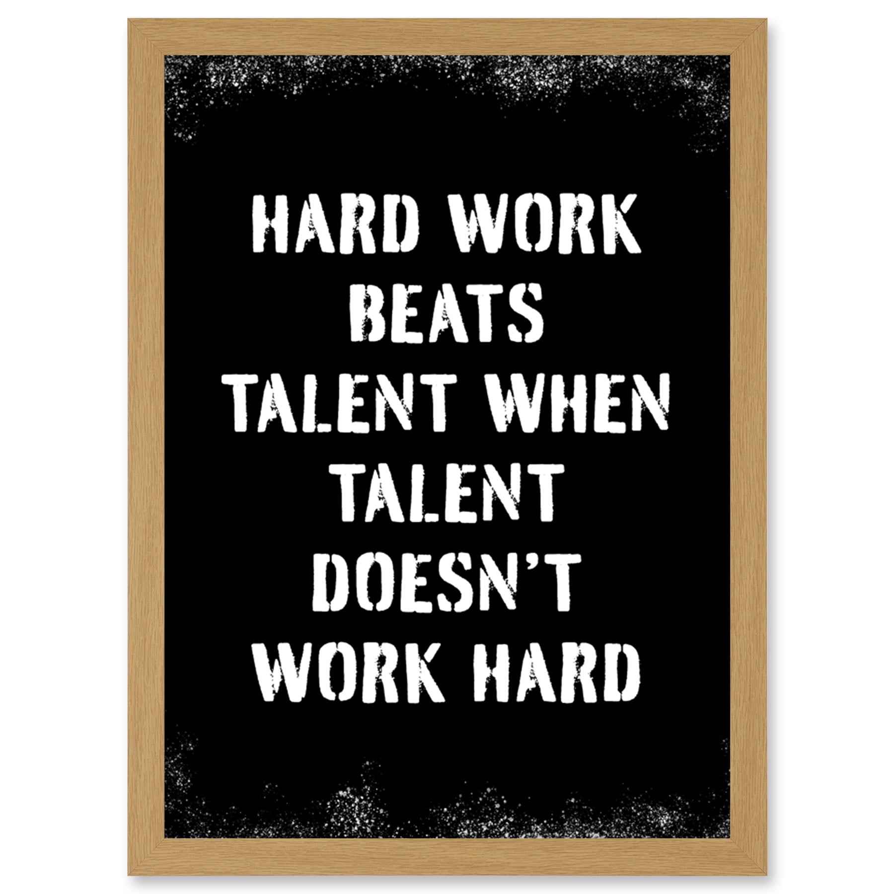 Hard Work Beats Talent When Talent Doesn't Work Hard Inspirational Gym ...