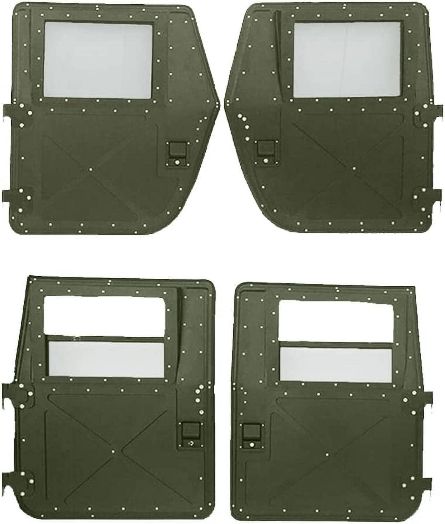 Hard X-door-set Of 4- Green, fits Military Humvee - Walmart.com