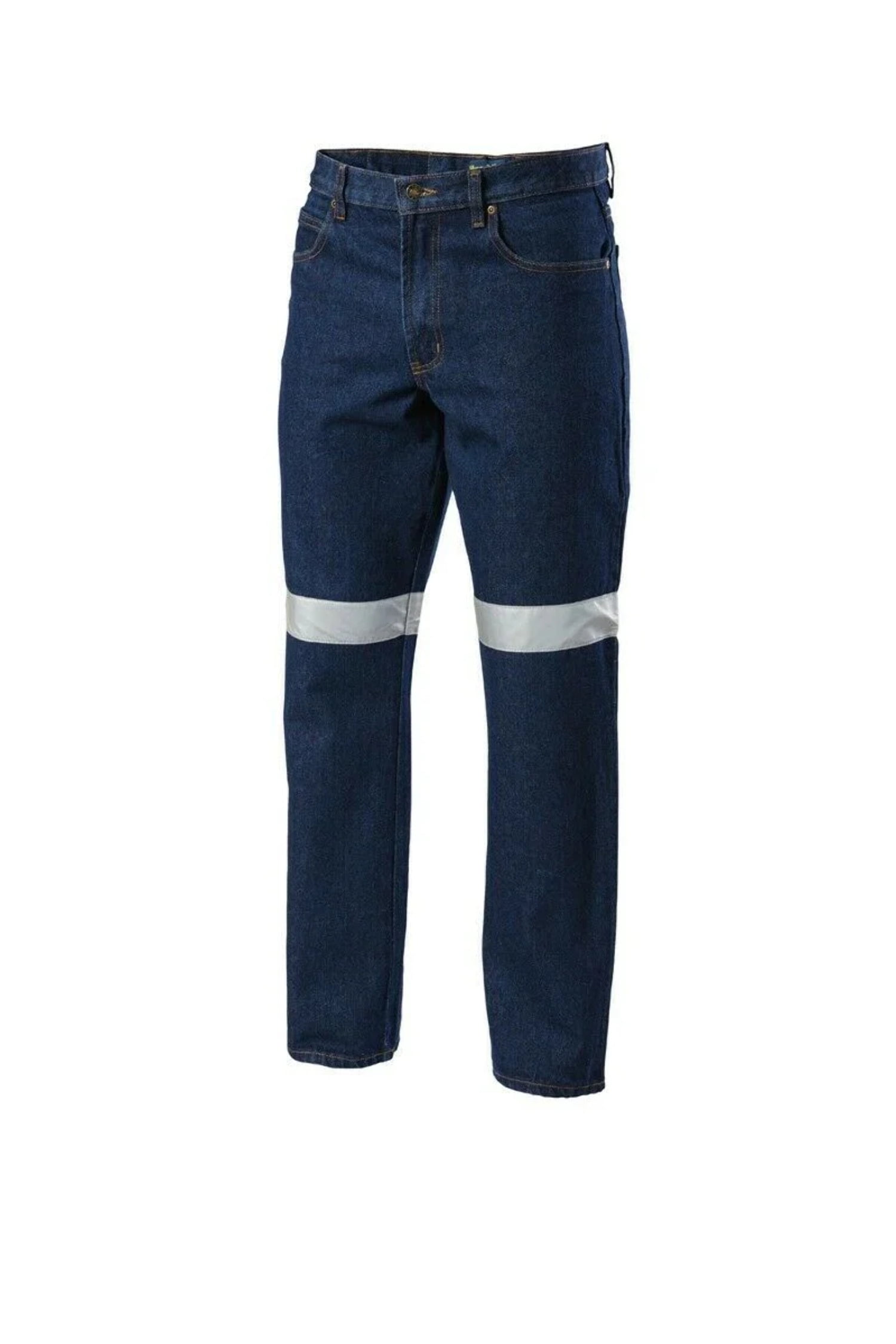 Hard Yakka Denim Jeans Taped Work Pants Heavy Duty Tough Farm Washed ...