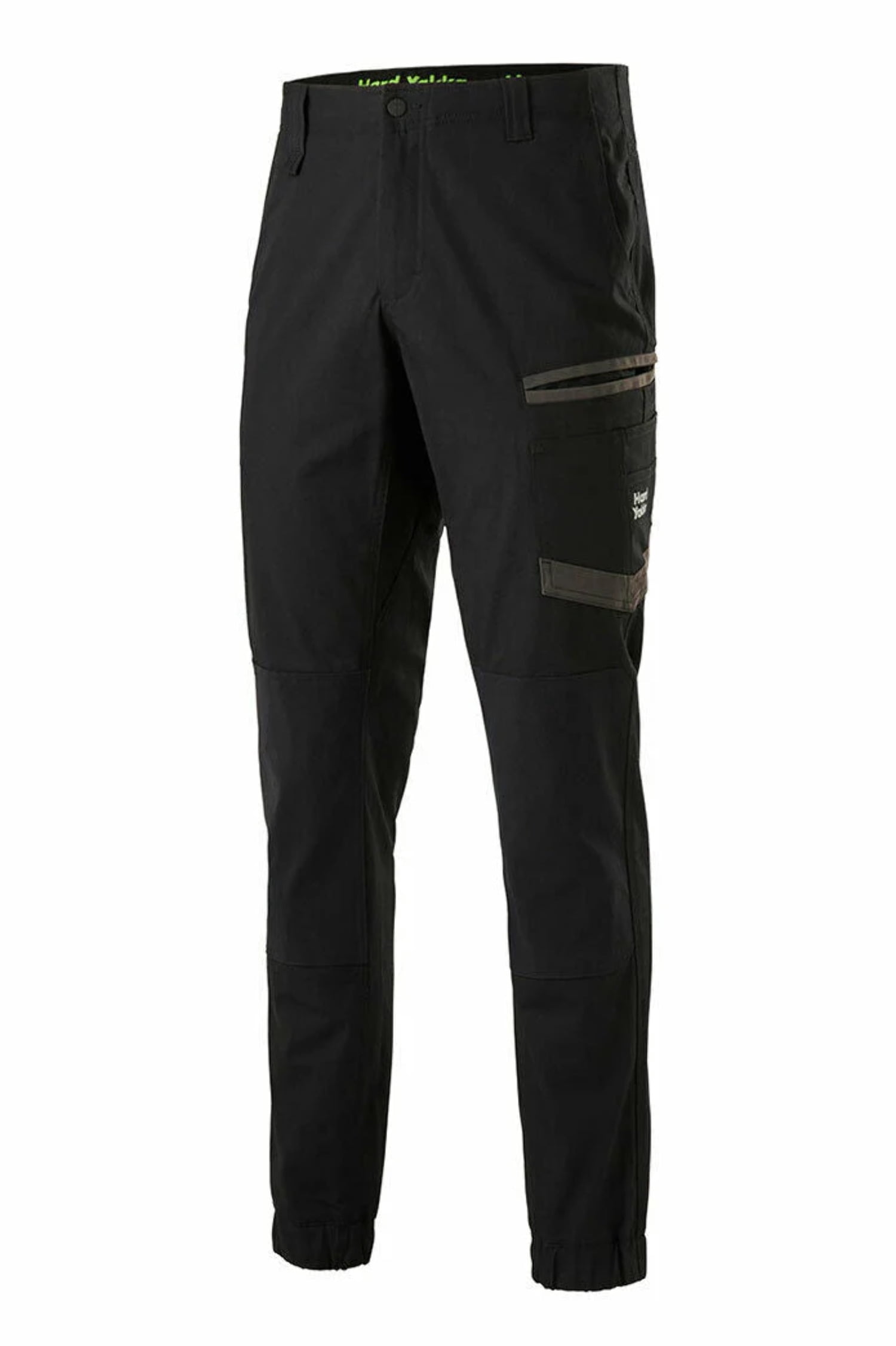 Hard Yakka Mens Raptor Cuff Pants Work Safety Tough Comfy Cargo Wear ...
