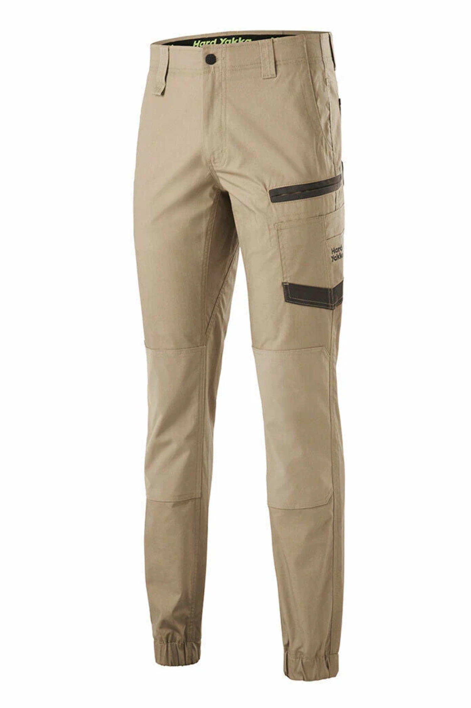 Hard Yakka Mens Raptor Cuff Pants Work Safety Tough Comfy Cargo Wear ...