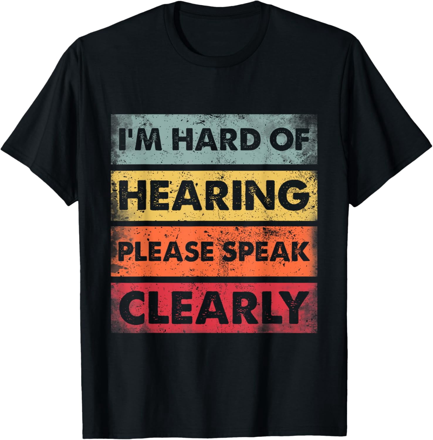 Hard of Hearing Deaf Hearing Impaired ASL Sign Language T-Shirt ...