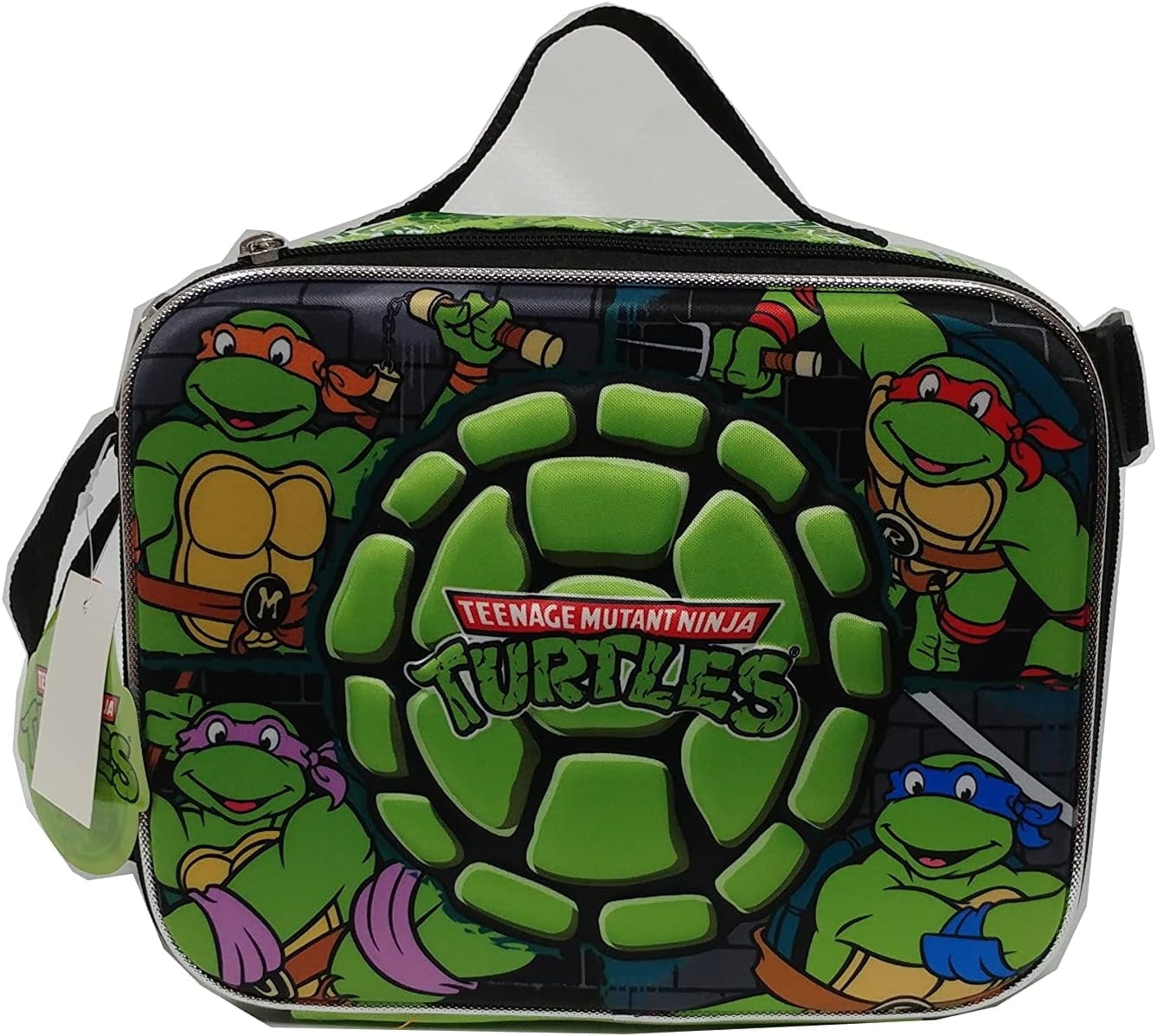 TMNT Kids Polyester Lunch Bag: Hard Shell Ninja Turtle Lunch Box ...