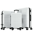 Hard sided expand suitcase with rotating wheels, TSA lock, retractable ...