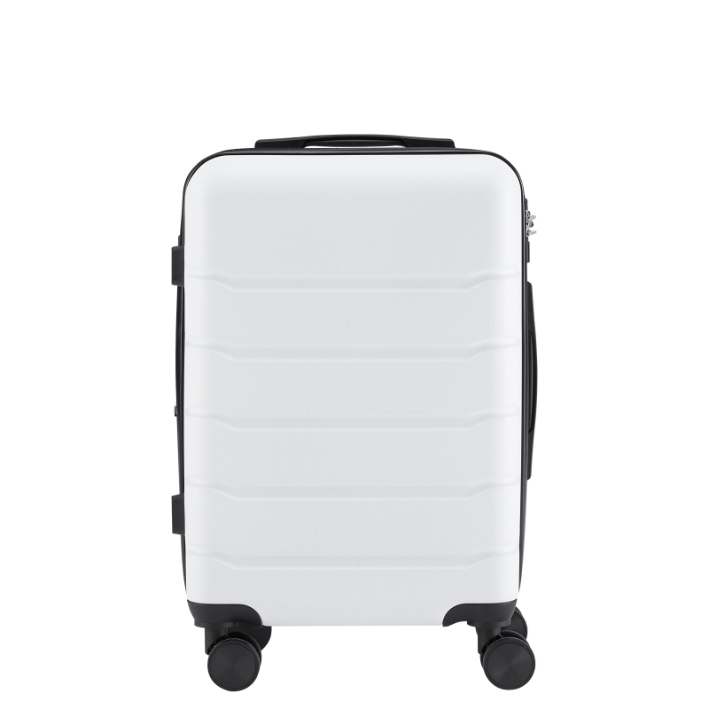Hard sided expand suitcase with rotating wheels, TSA lock, retractable ...