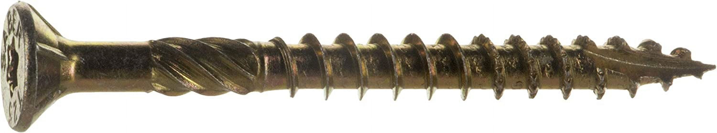 Hard-to-Find Fastener Multi-Purpose Screws, Yellow, 12 x 2-1/2 ...