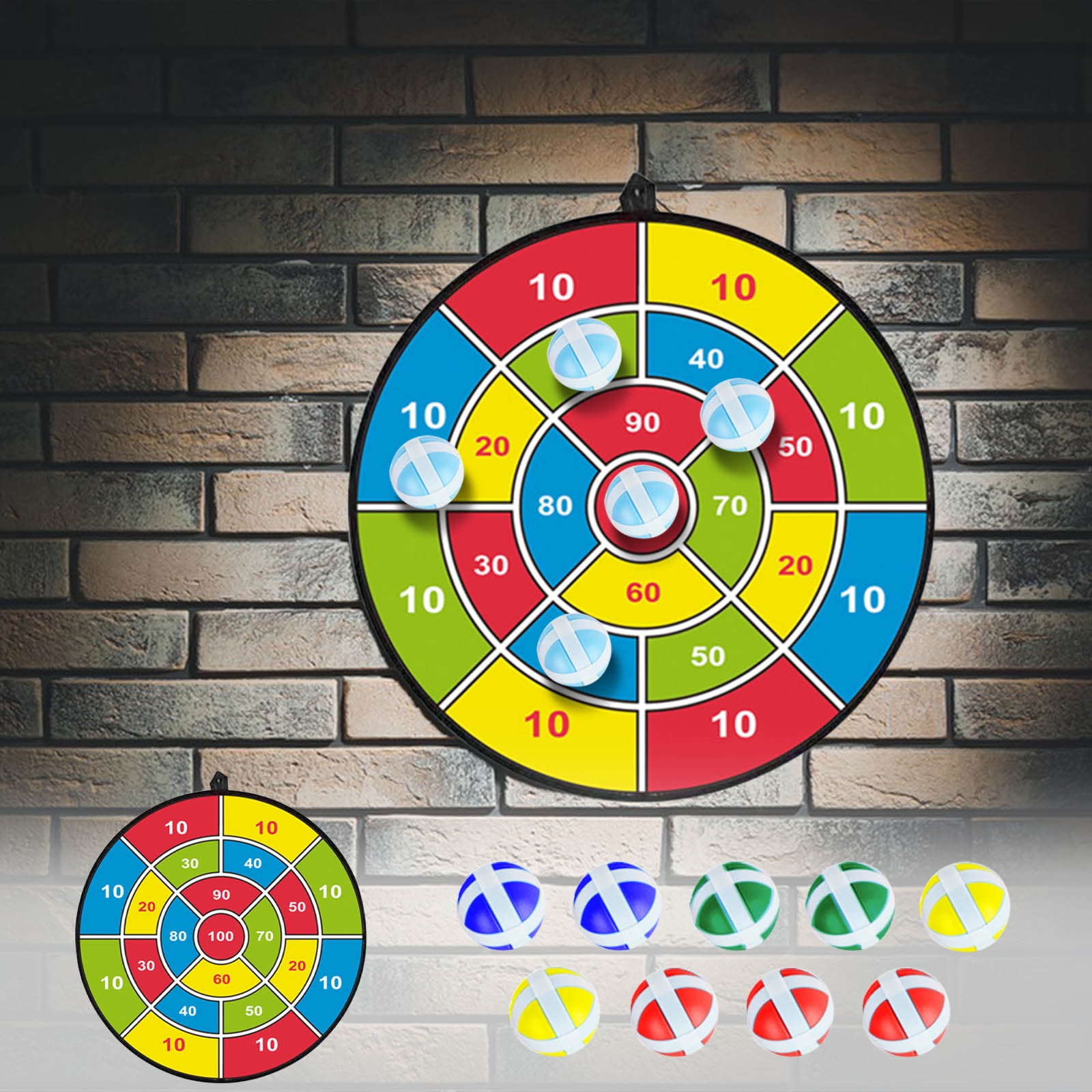 Hardboard Children's Ball Toy with Suction Cups, Indoor/Outdoor Dart ...