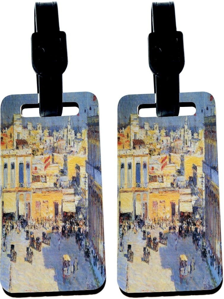 Hardboard Luggage Identifier Tags with Strap - Childe Hassam Ha Art ...
