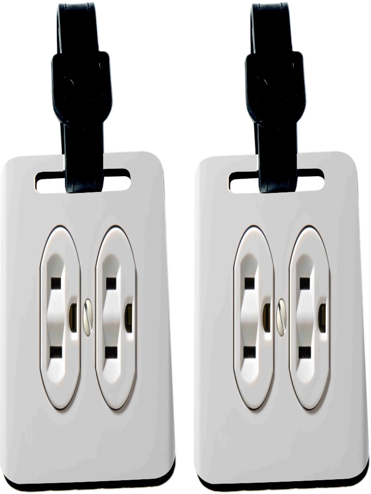 Hardboard Luggage Identifier Tags with Strap - Outlet - Electricity ...