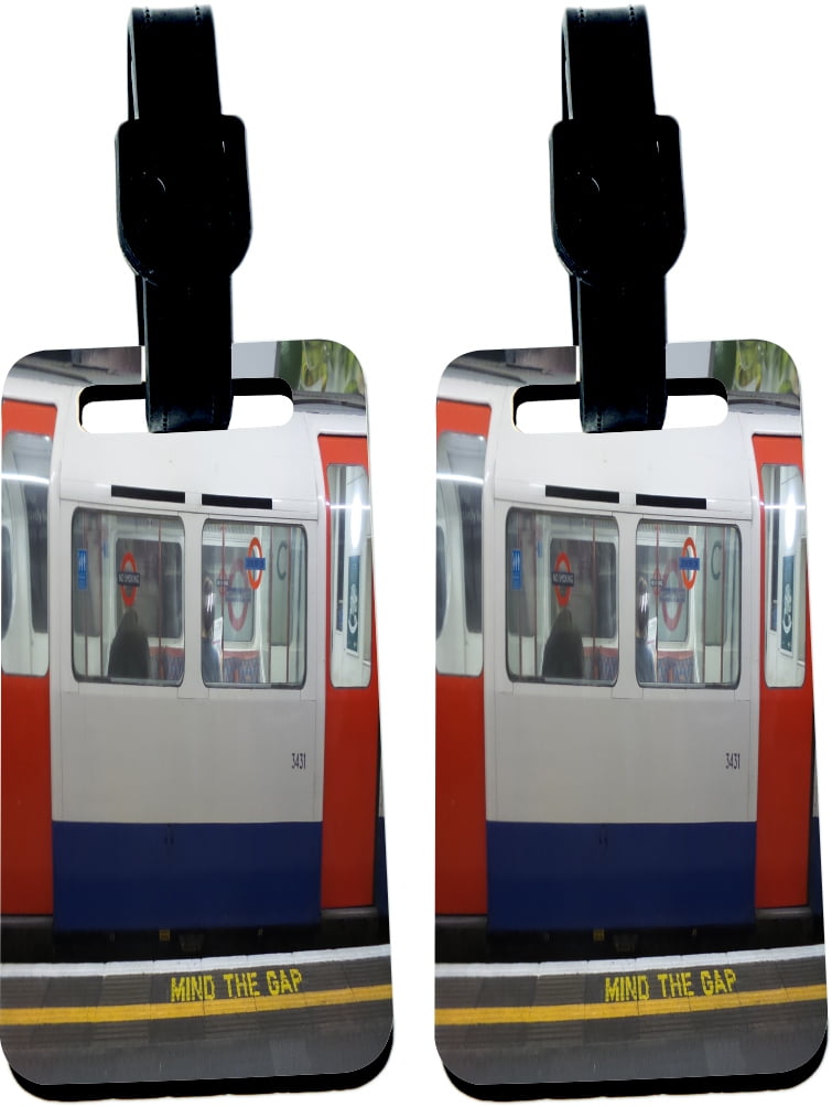 Hardboard Luggage Identifier Tags with Strap - Subway Car London ...