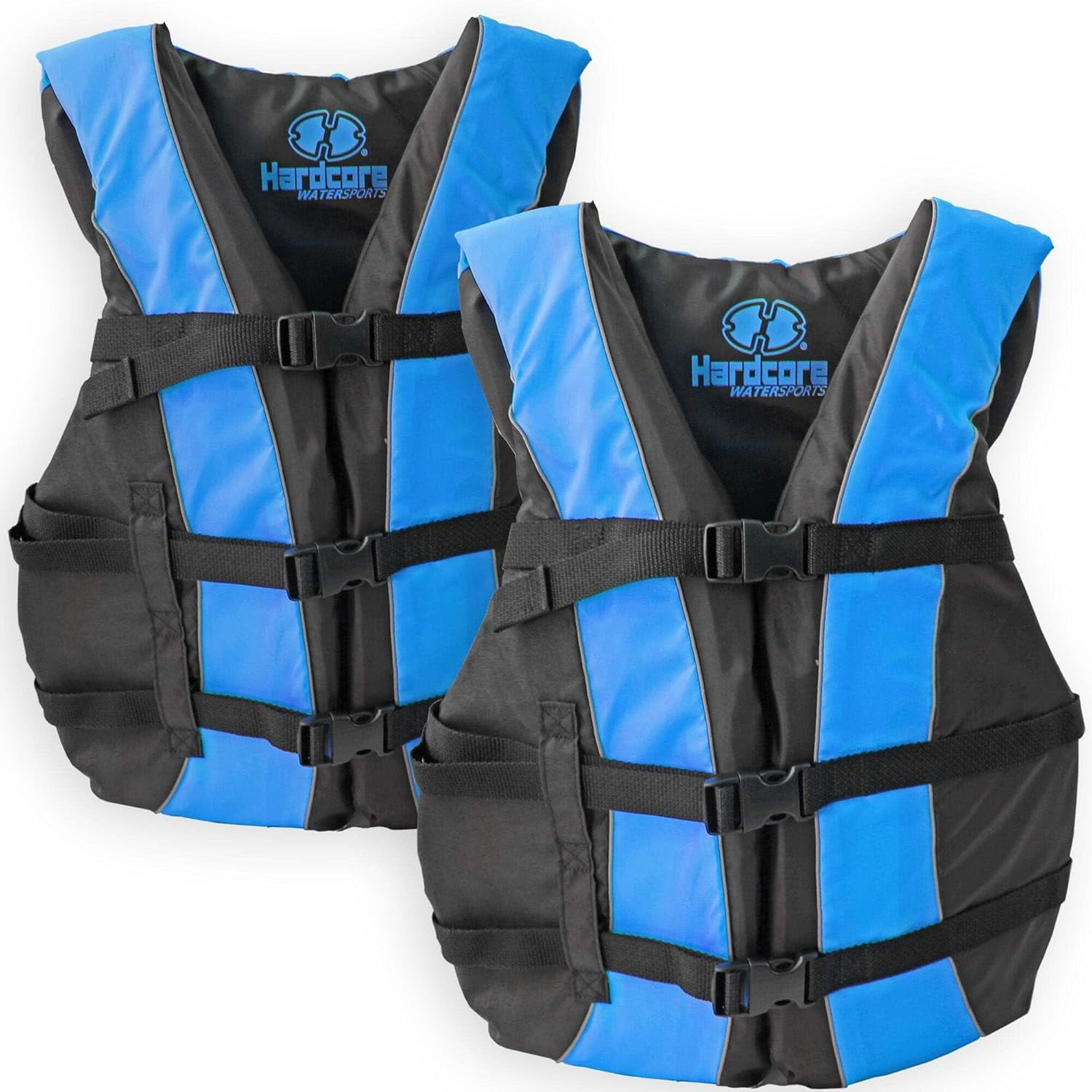 Hardcore Life Jacket 2 Pack Paddle Vest for Adults; Guard Approved Type ...