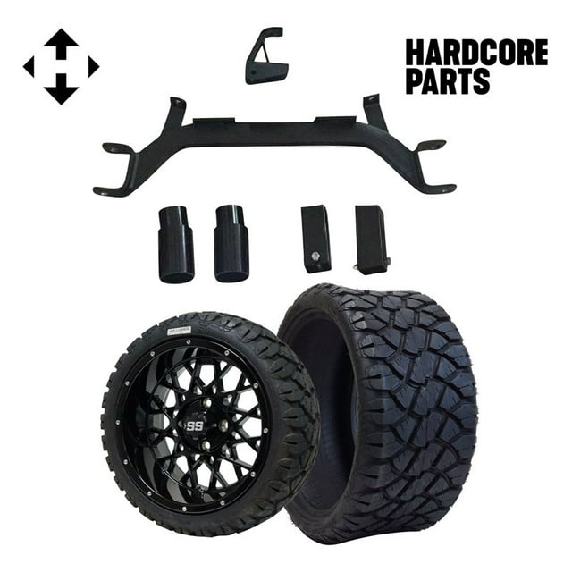 Hardcore Parts 4" Drop Axle Lift Kit for EZGO Marathon (1975-1993) Gas ...