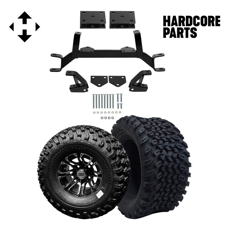 Hardcore Parts 4" Drop Axle Lift Kit for EZGO TXT/PDS (1994.5-2001.5 ...