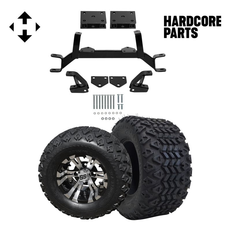 Hardcore Parts 4" Drop Axle Lift Kit for EZGO TXT/PDS (1994.5-2001.5 ...