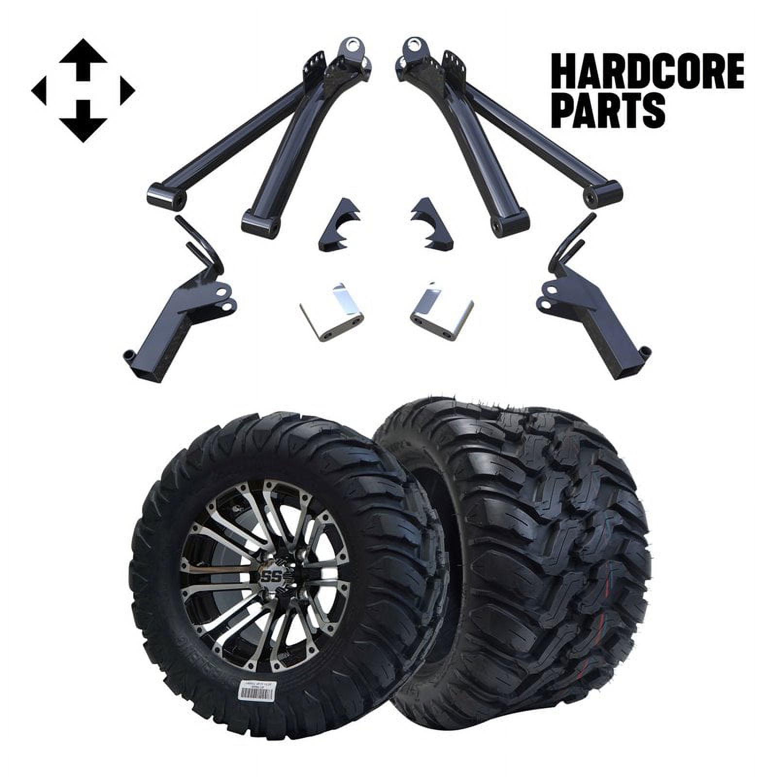 Hardcore Parts 6" A-Arm Lift Kit for Yamaha G2/G9 Golf Cart with 12 ...