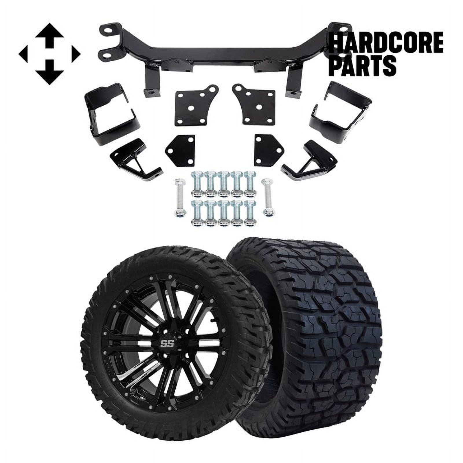 Hardcore Parts 6" Drop Axle Lift Kit for EZGO TXT/PDS (1994.5-2001.5 ...