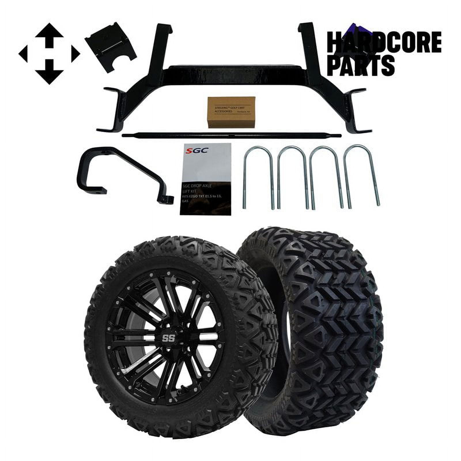 Hardcore Parts 6" Drop Axle Lift Kit for EZGO TXT/PDS (2001.5-2008) Gas ...