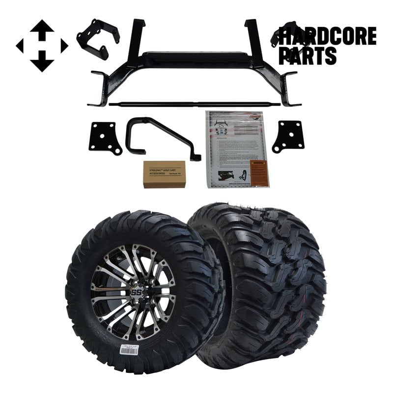 Hardcore Parts 6" Drop Axle Lift Kit for EZGO TXT/PDS (2001.5-2013 ...