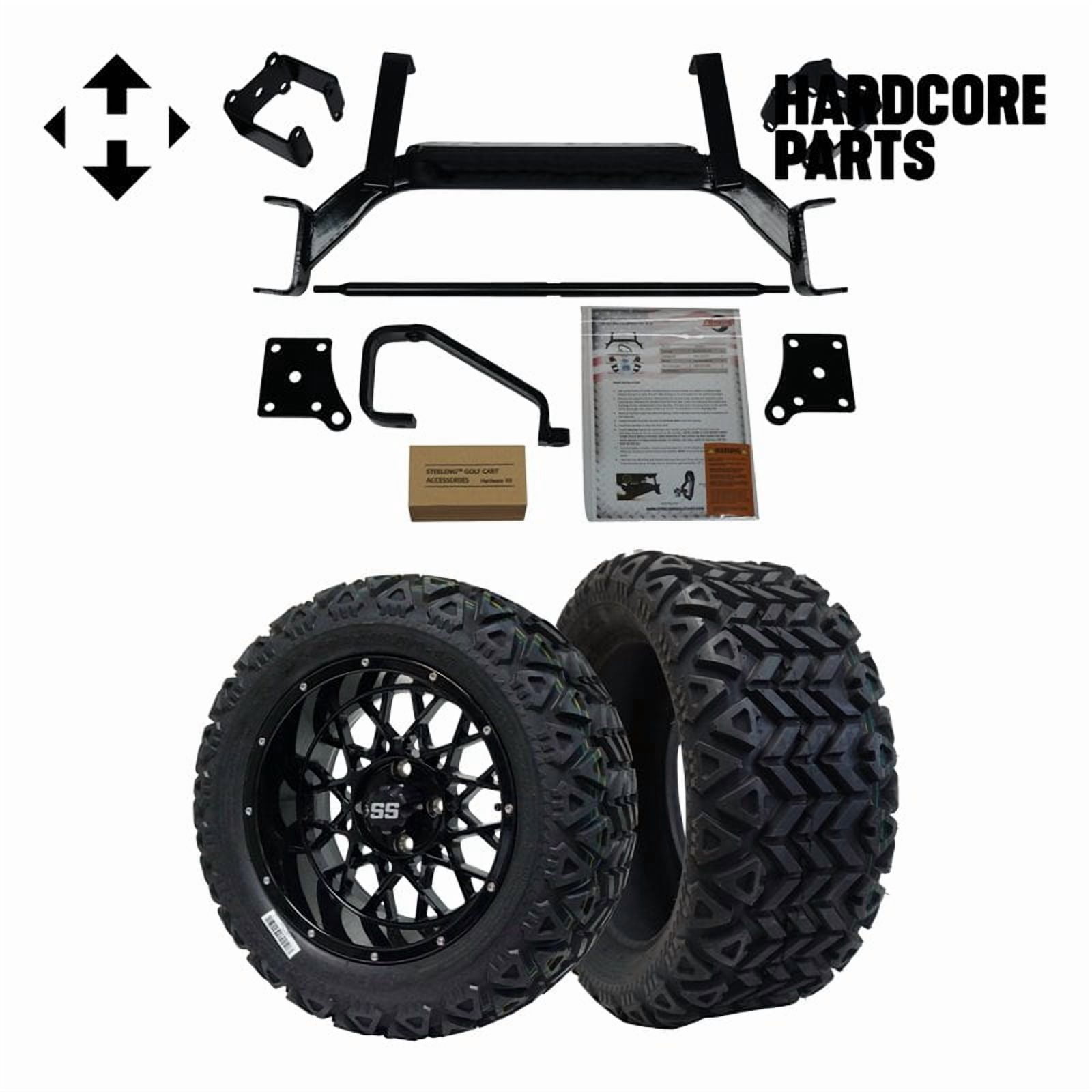 Hardcore Parts 6" Drop Axle Lift Kit for EZGO TXT/PDS (2001.5-2013 ...