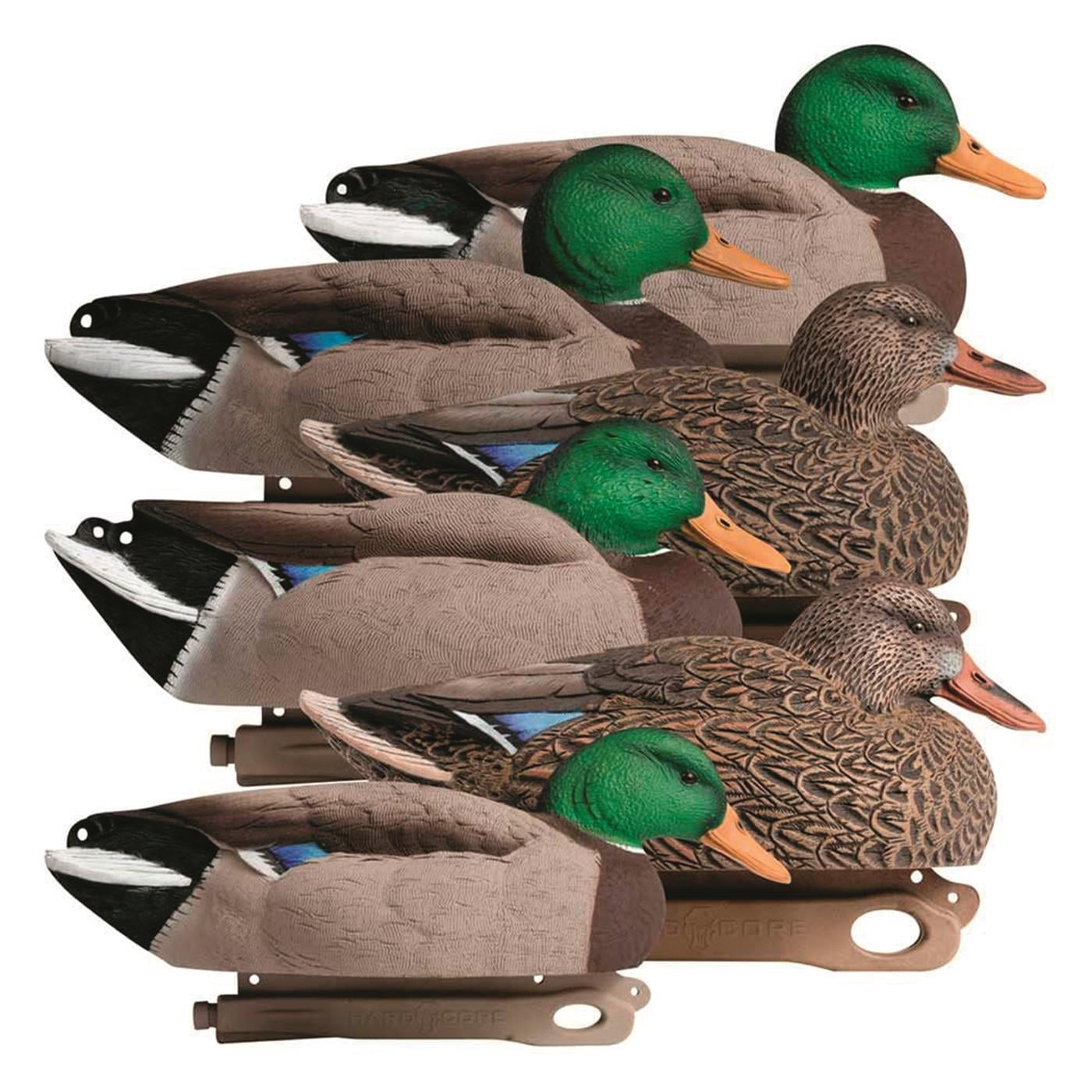 Hardcore Rugged Series Mallard Magnum Duck Decoys, 6 Pack - Walmart.com