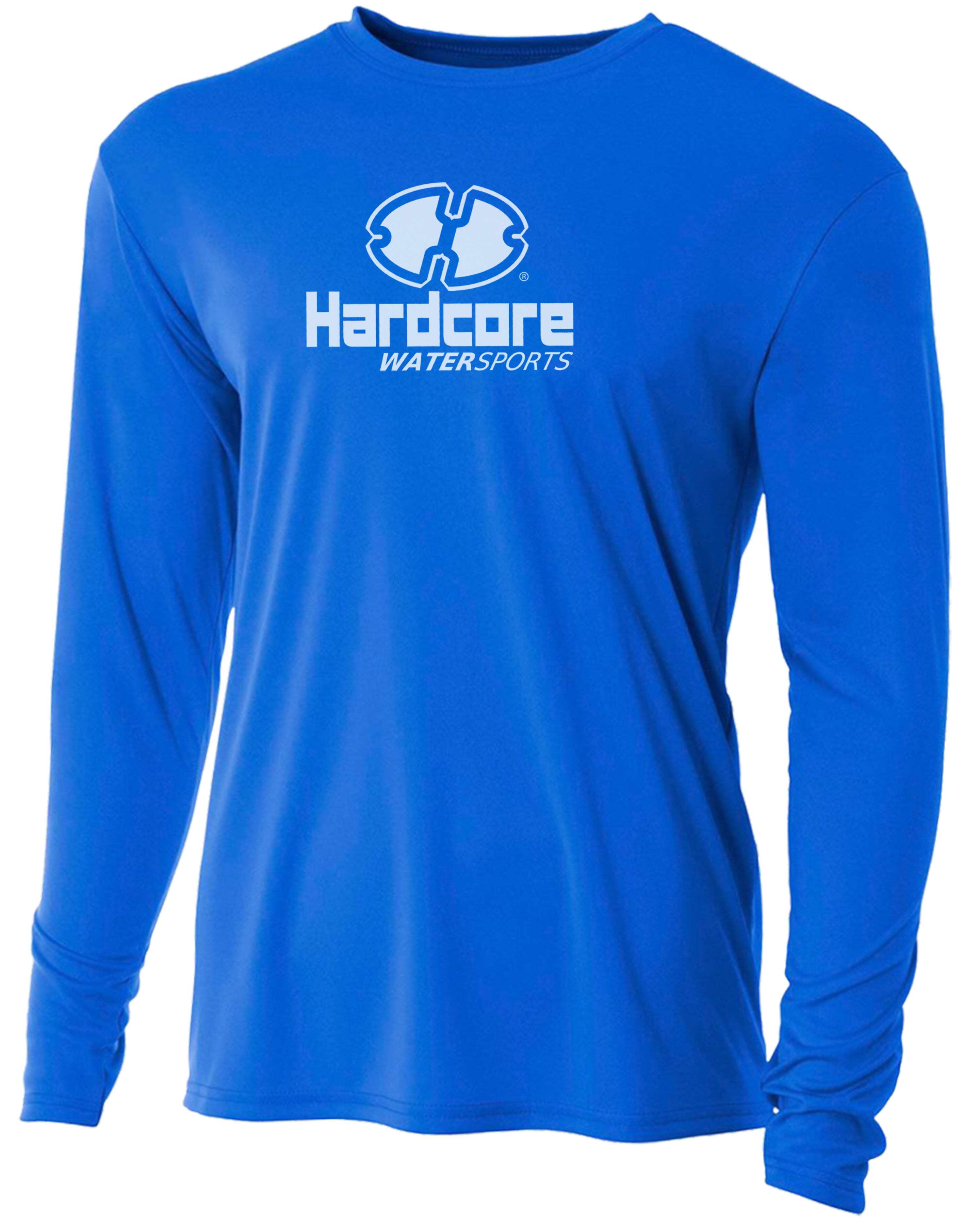 Hardcore Men's Long Sleeve Loose Fit Rash Guard Surf Shirt for Water ...
