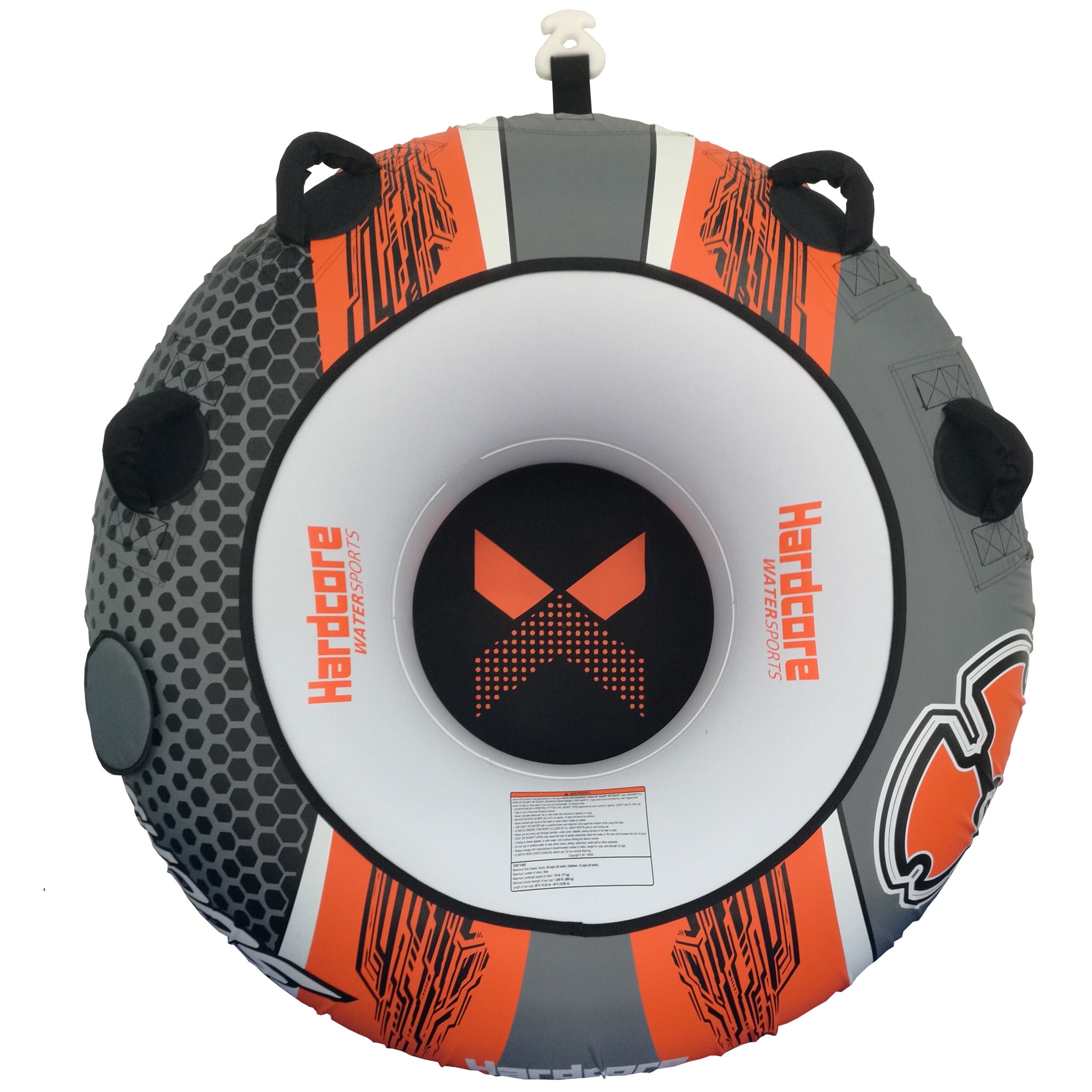 Hardcore Water Sports Hardcore Towable Tube | Heavy Duty 54" Single ...