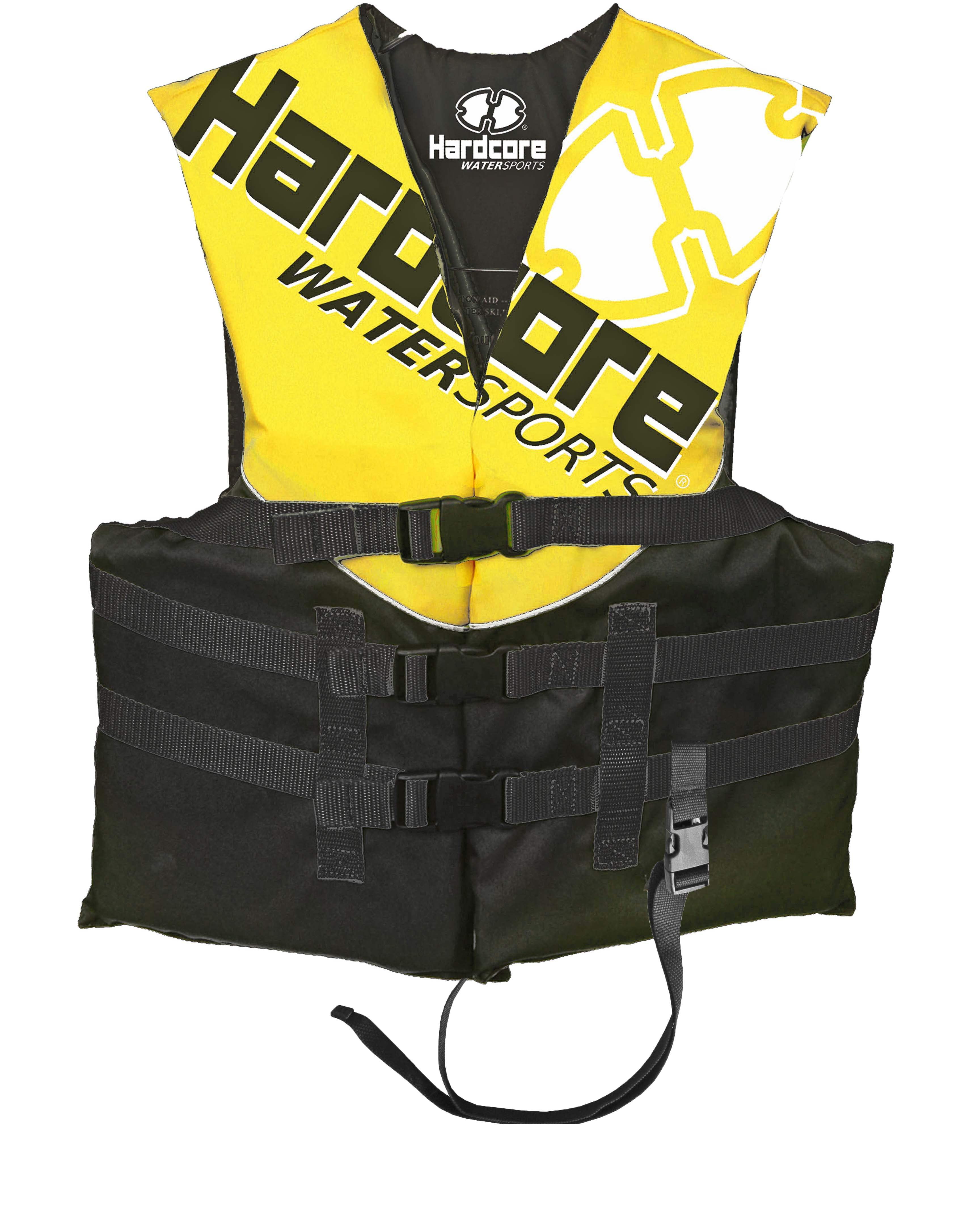 Hardcore Water Sports® High Visibility Adult & Kids Life Jacket PFD ...