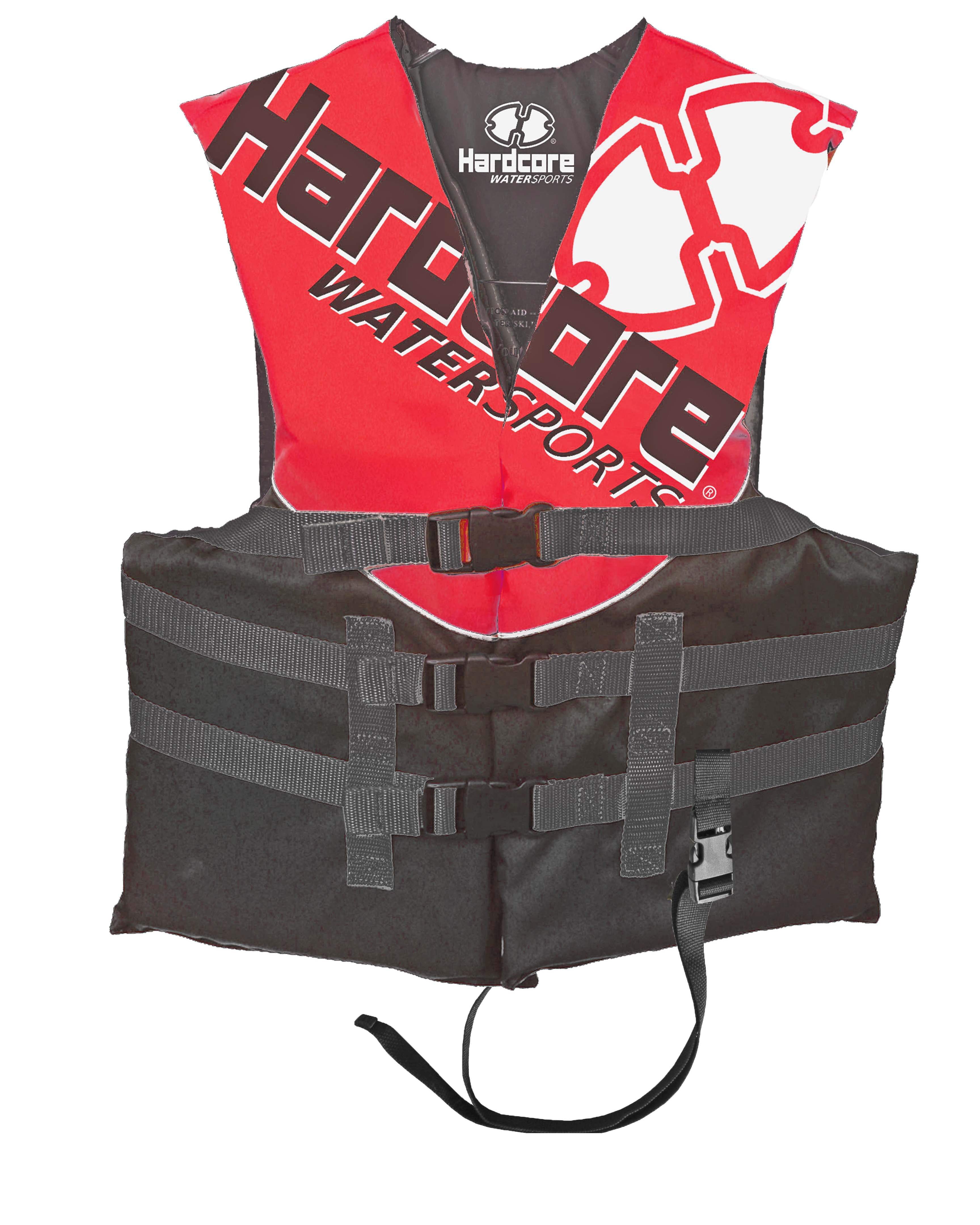 Hardcore Water Sports® High Visibility Adult & Kids Life Jacket PFD ...