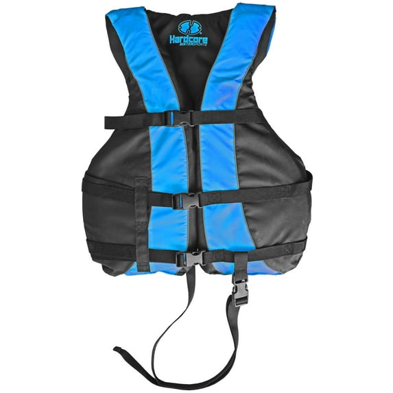 Hardcore Water Sports High Visibility Adult Life Jacket Vest with ...