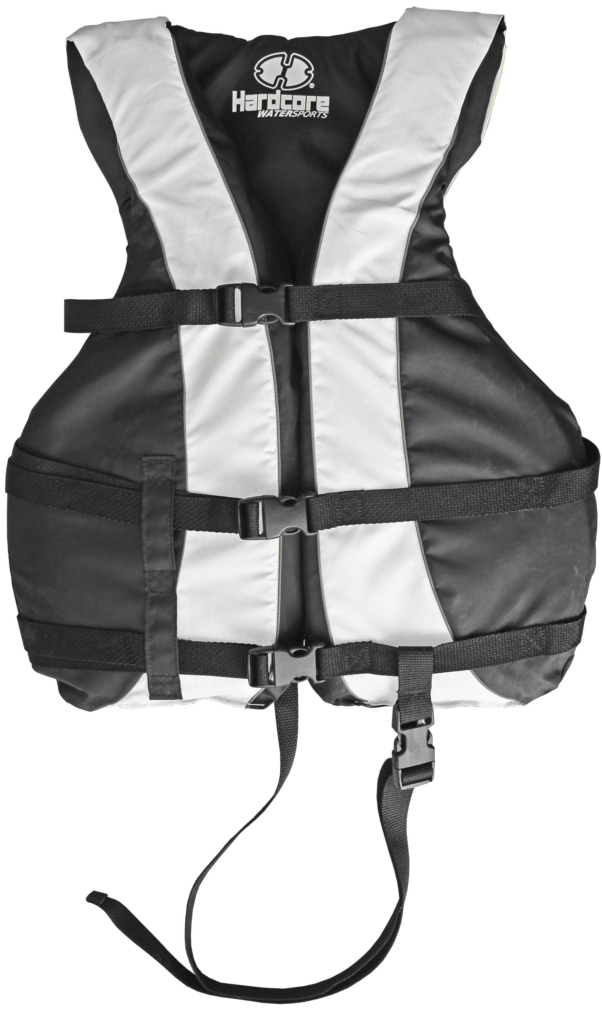 Hardcore Water Sports High Visibility Adult Life Jacket Vest with ...