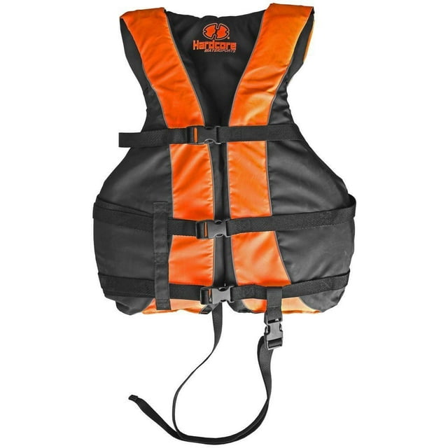 Hardcore Water Sports High Visibility Youth Life Jacket Vest with ...