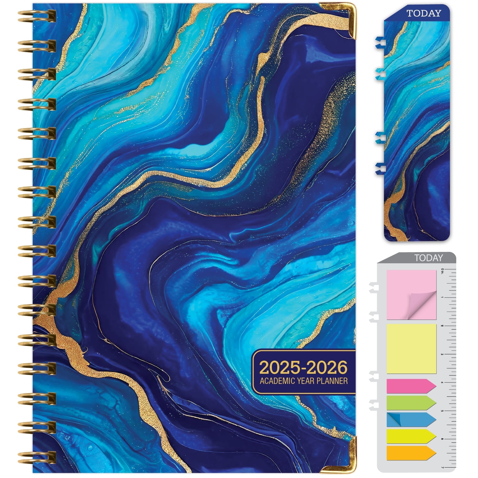 Hardcover Weekly Planner HARDCOVER Academic Year 2025-2026 Planner - 8 ...