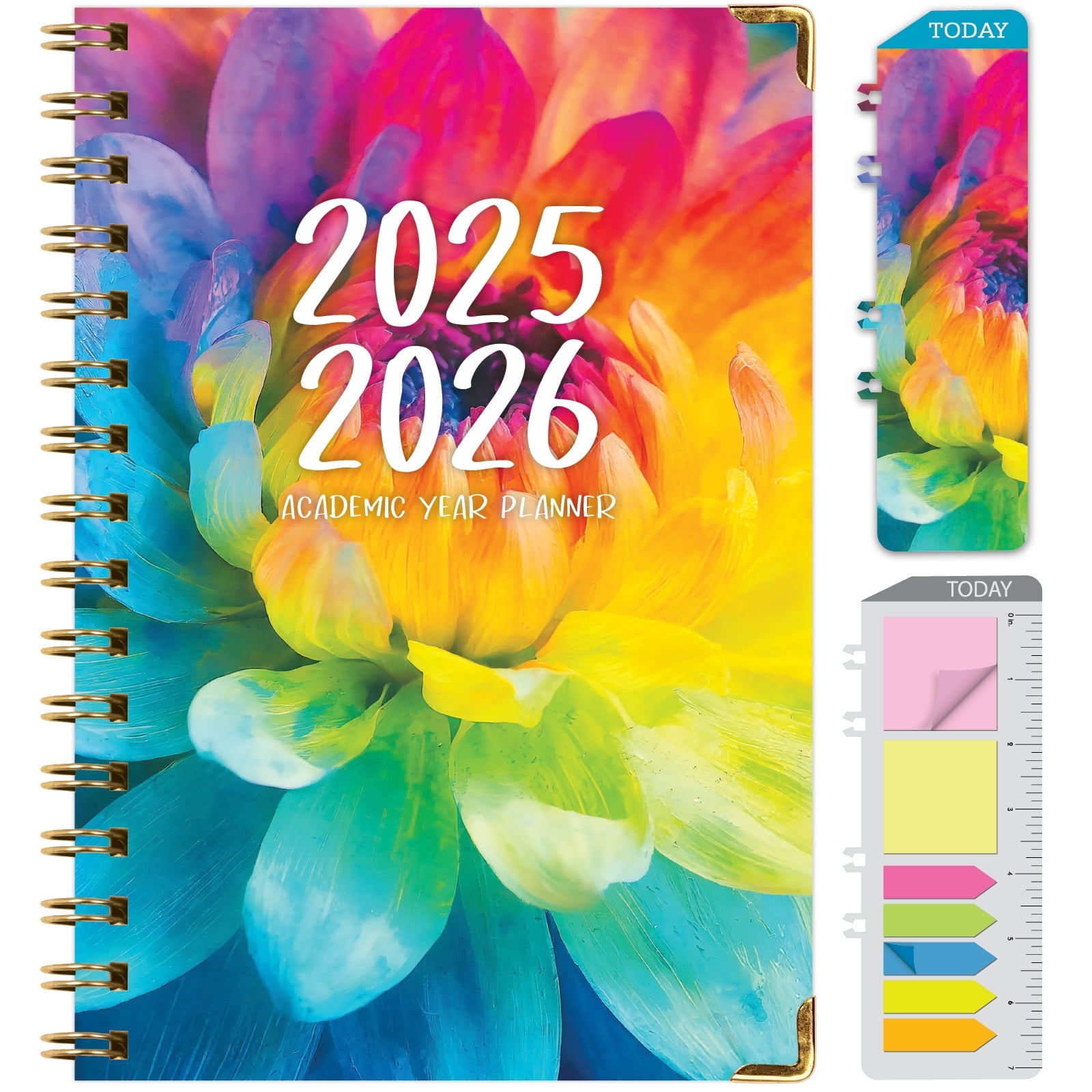 Academic Planner 2025-2026, Daily Weekly Monthly Yearly Planner, June ...