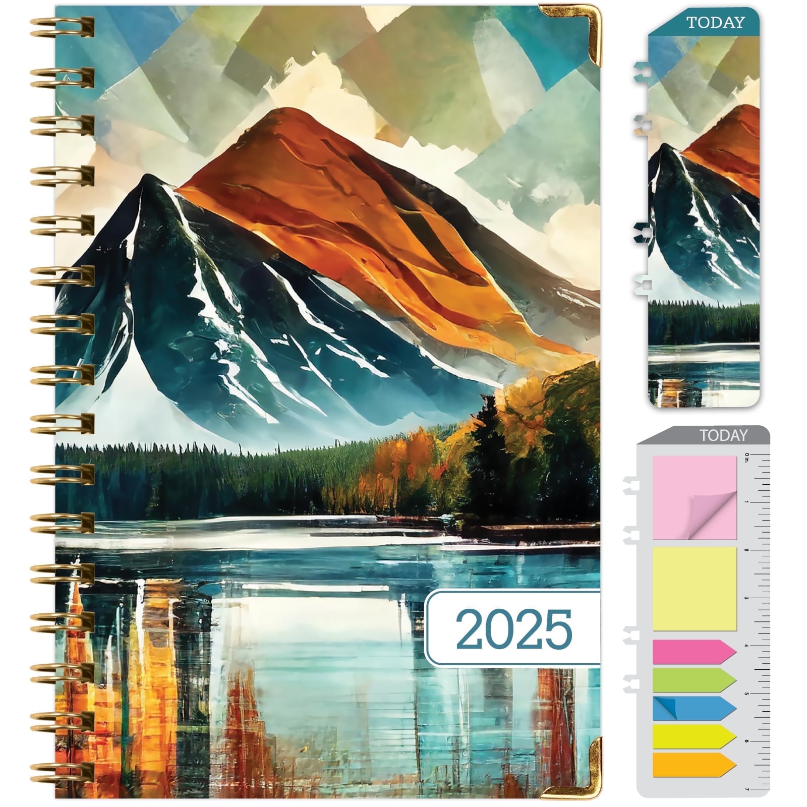 Global Printed Products Hardcover 2025 Daily, Monthly & Weekly Planner ...