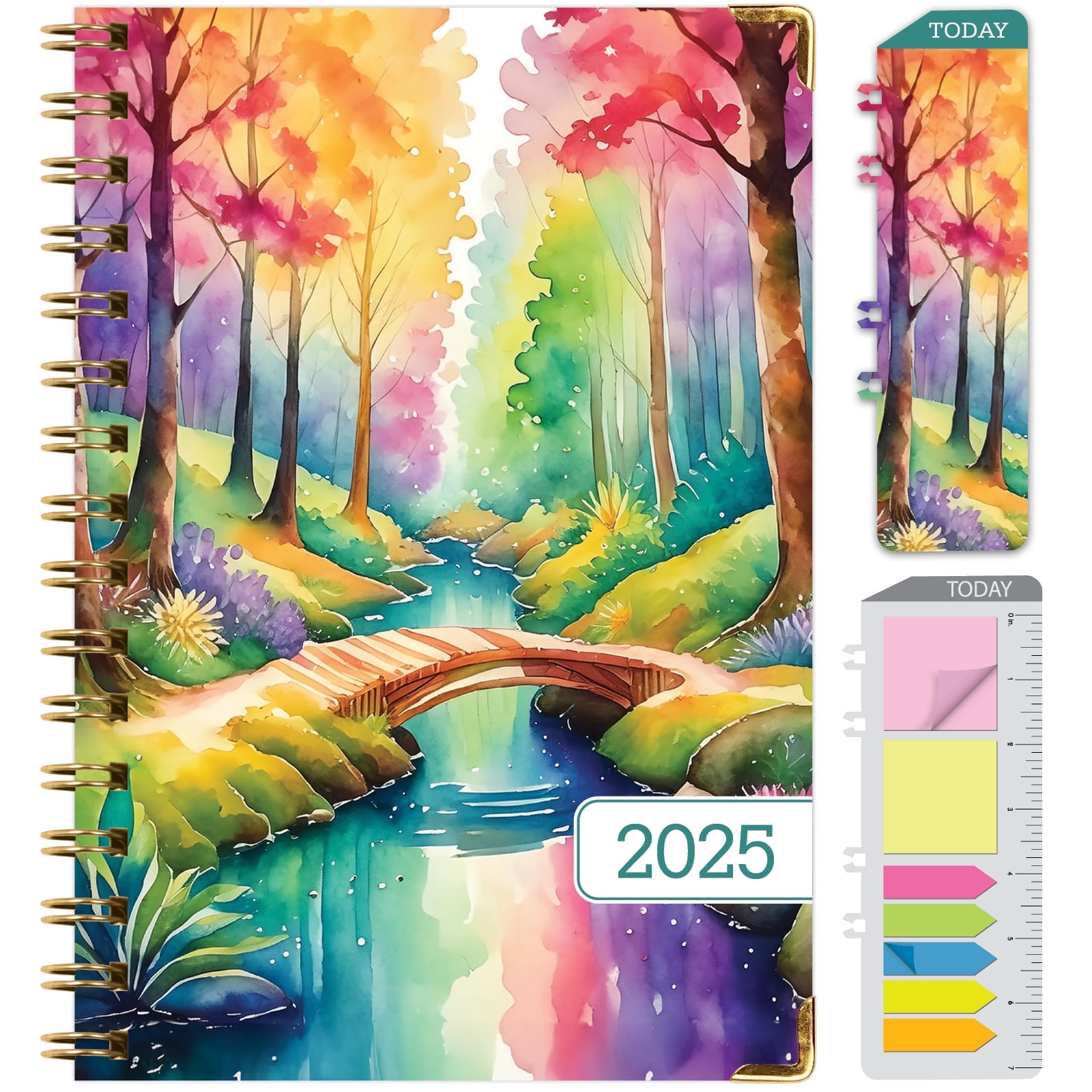 Global Printed Products Hardcover 2025 Daily, Monthly & Weekly Planner ...