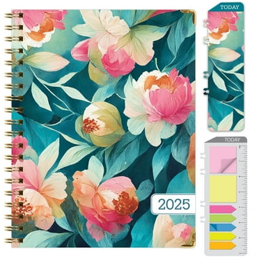 Planner Pad Spiral Bound 3-Tier Funnel Down 12 Month Organizer, July ...
