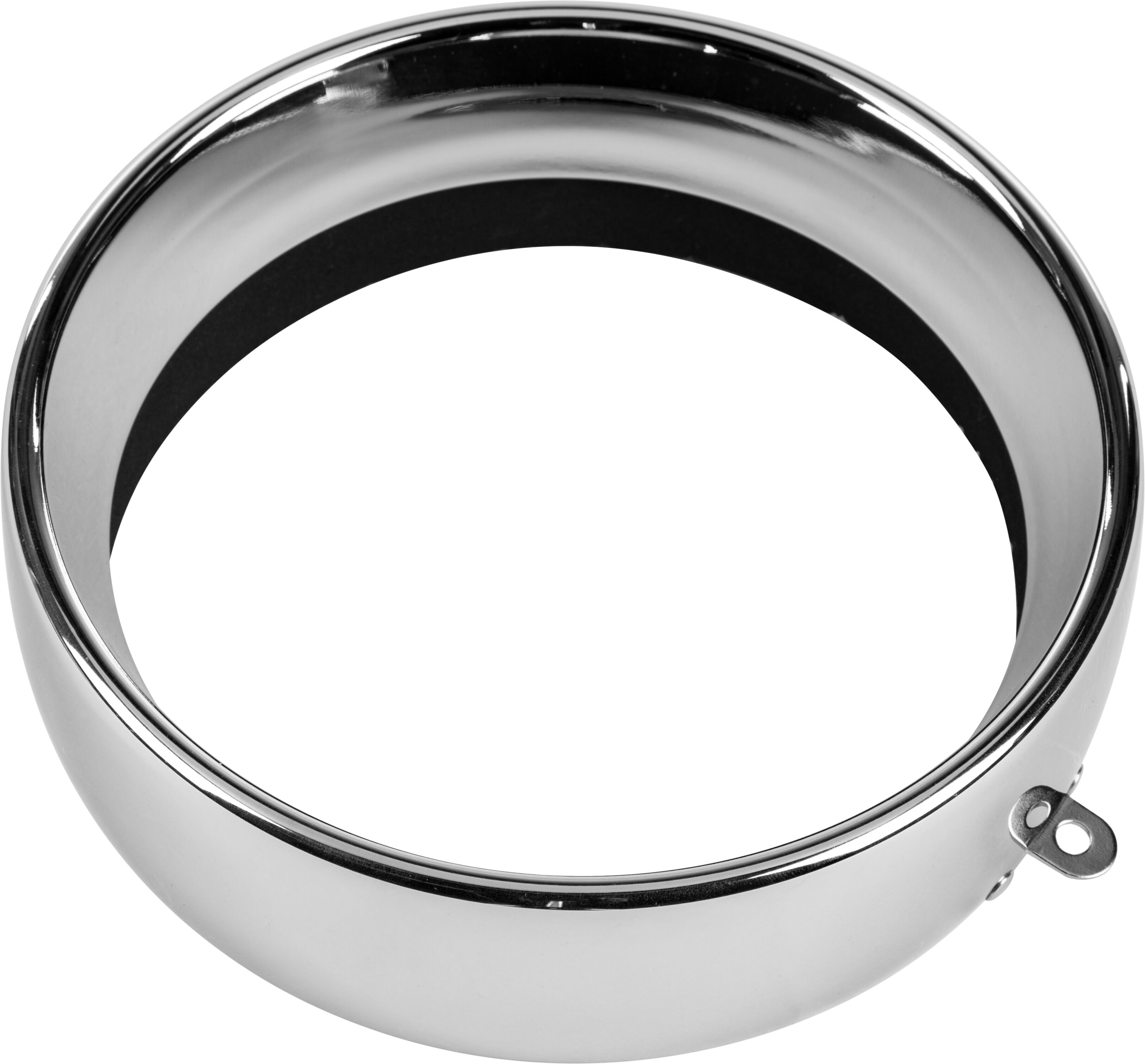 Harddrive Frenched Headlight Trim Ring Chrome 5-3/4 Tab Style - 38-046 ...