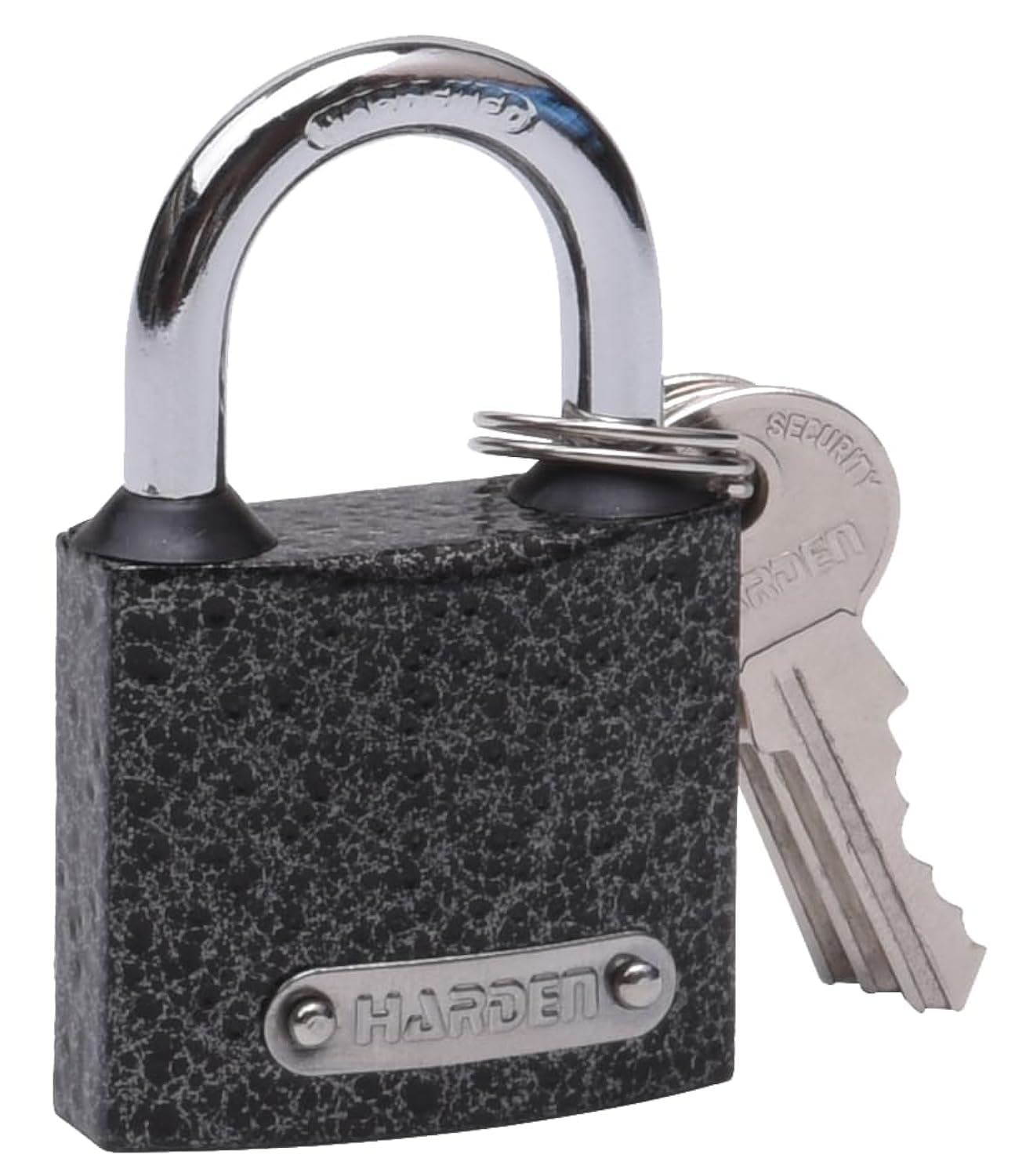 Harden 50mm Padlock Iron Lock Body Brass Lock Cylinder Comes with 3 ...