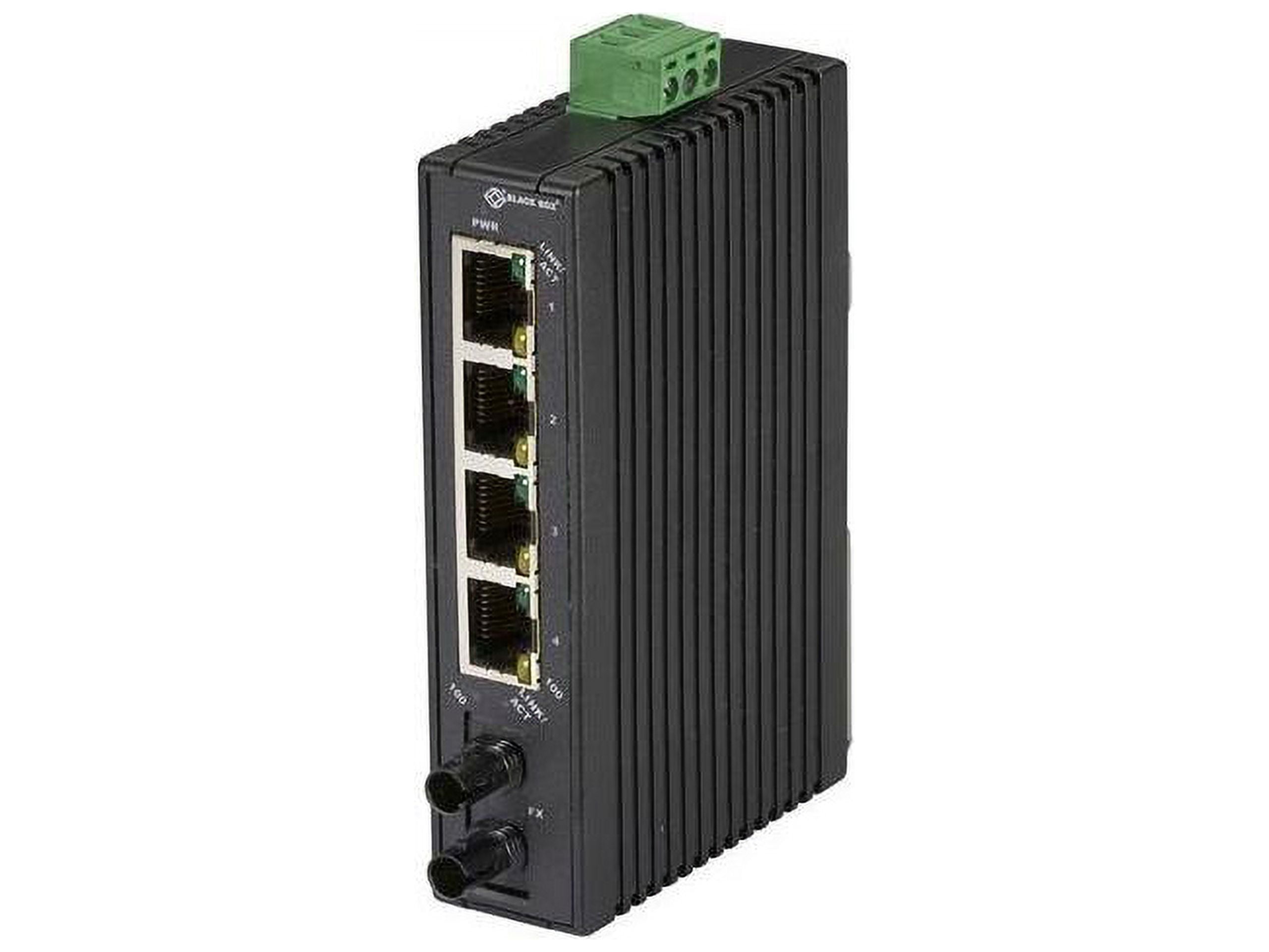 Hardened Mini Industrial Switch, 5-Port (4-to-1); (4) 10-/100-Mbps ...