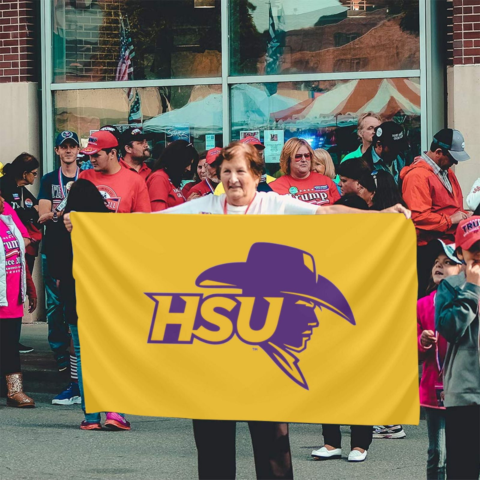 Hardin-Simmons University Logo Banner Breeze Flag Outdoor Flags Home ...