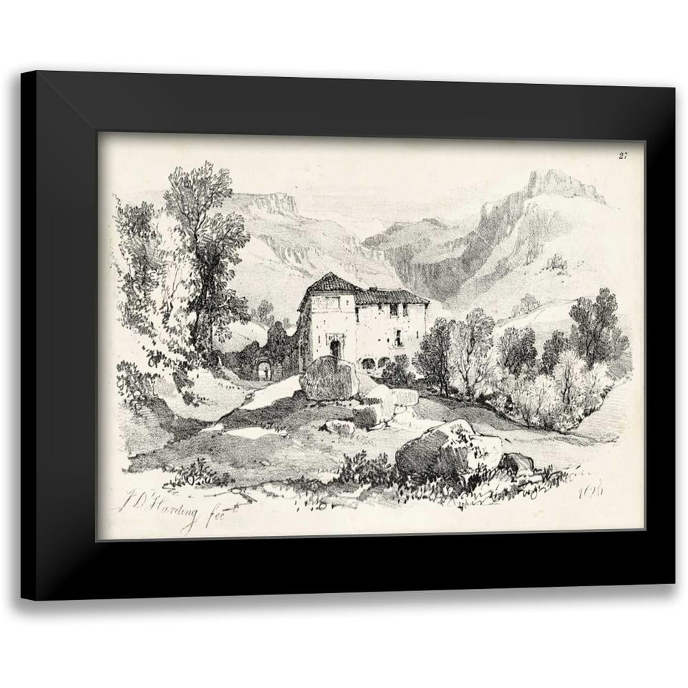 Harding, J.D. 24x19 Black Modern Framed Museum Art Print Titled ...