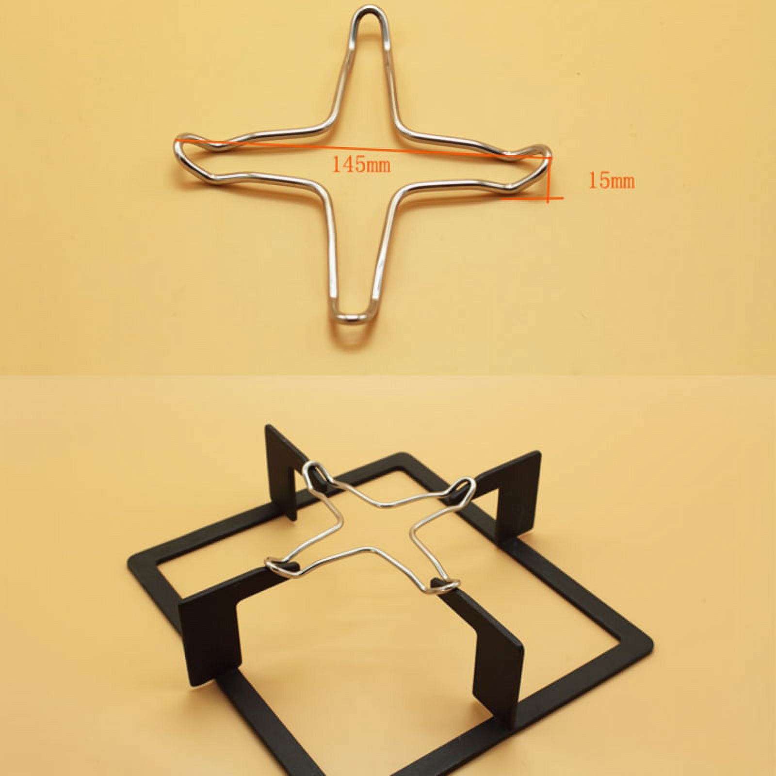 Hardlegix Inc Kitchen Pan Stand Support Pot Chrome Plated Stainless ...