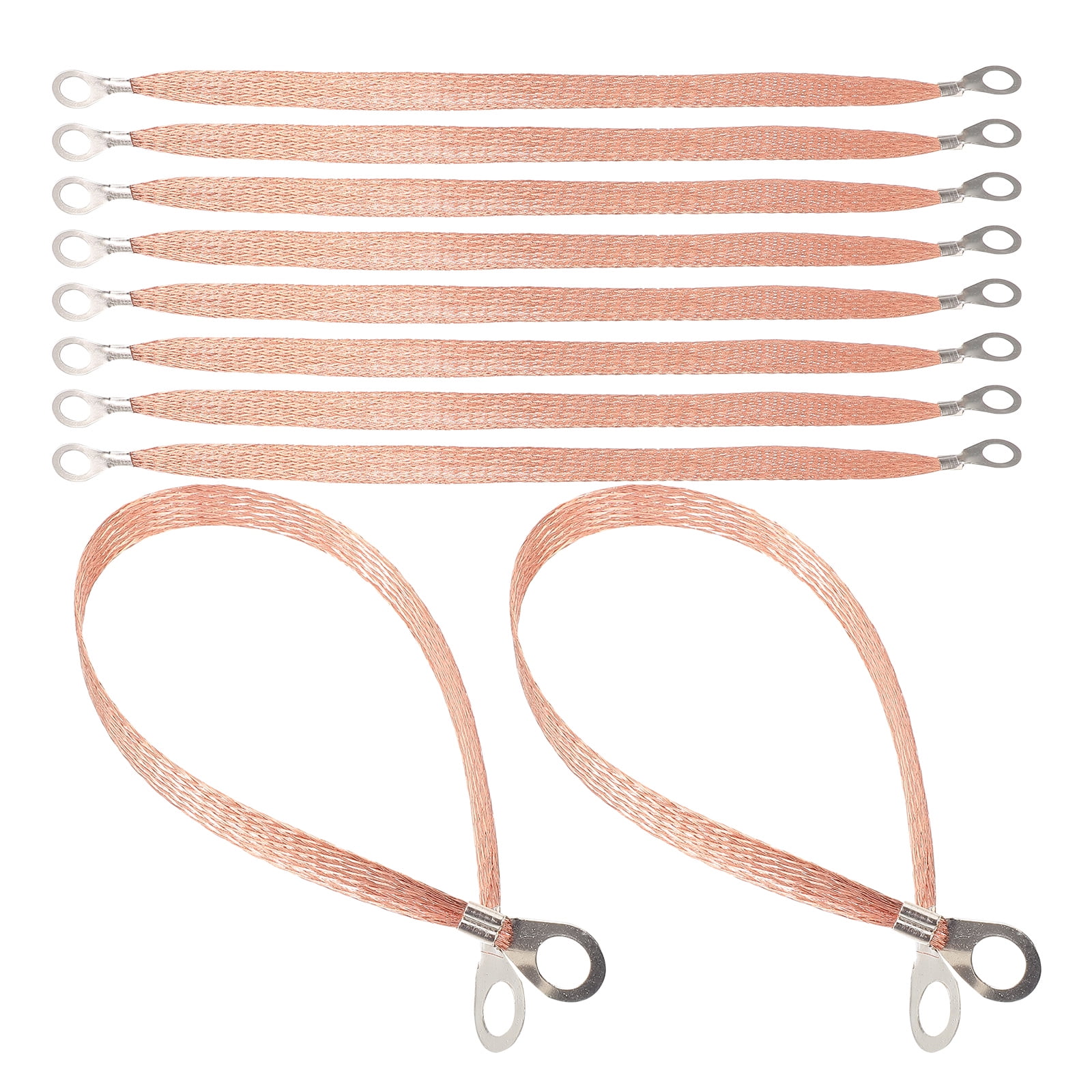 Hardline 10 Pcs Battery Cable Ground Straps Ground Strap Automotive ...