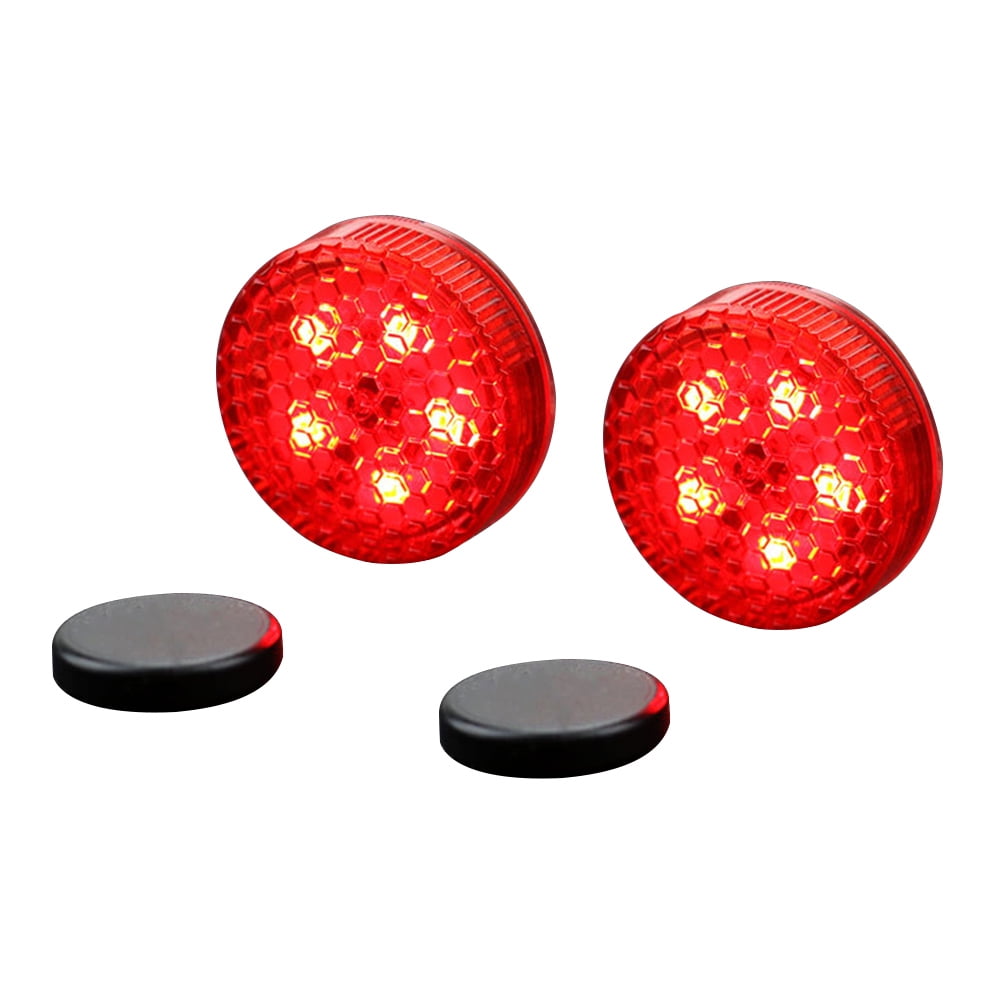 Hardline 2 PCS Car Door LED Warning Light Waterproof LED Strobe Flicker ...
